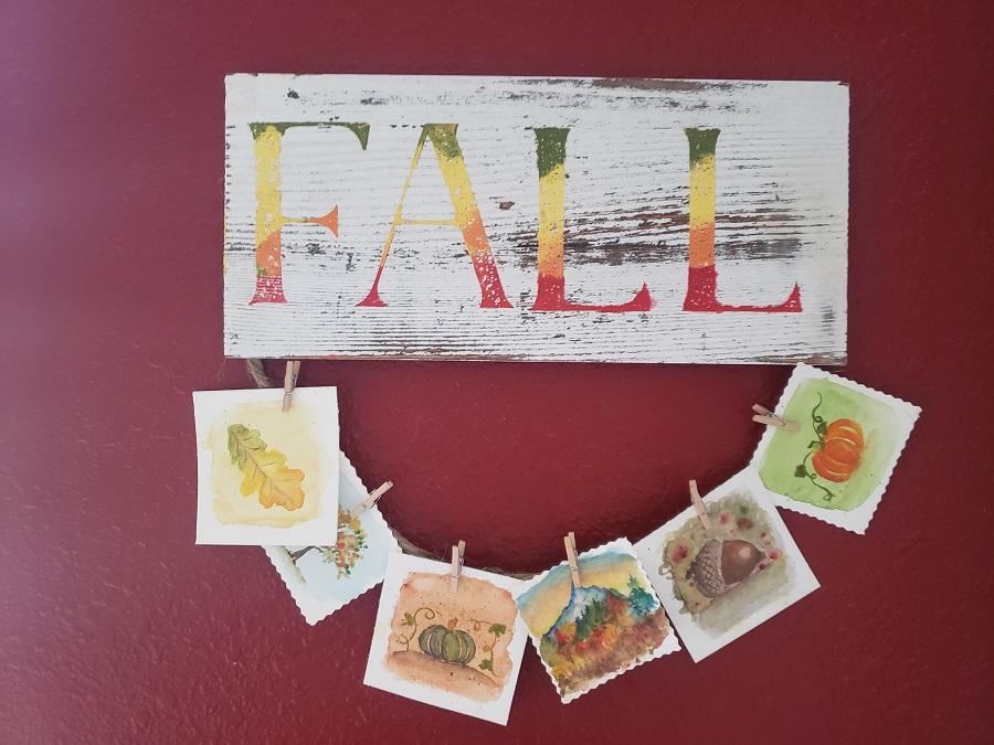 9 Easy Fall Watercolor Paintings in Miniature that Satisfy Your ...