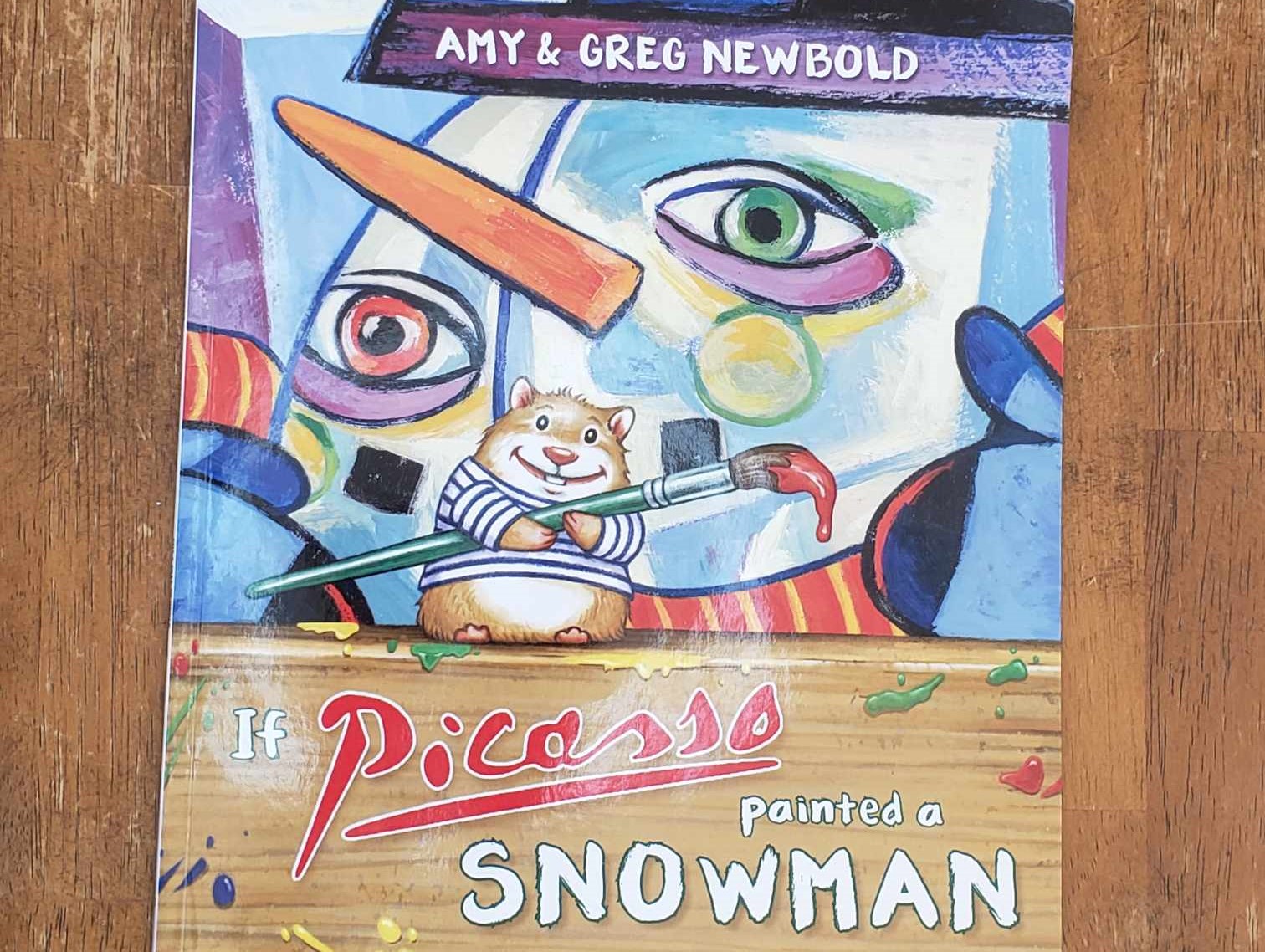 If Picasso painted a SNOWMAN: A Drather B Reading Winter Picture Book ...